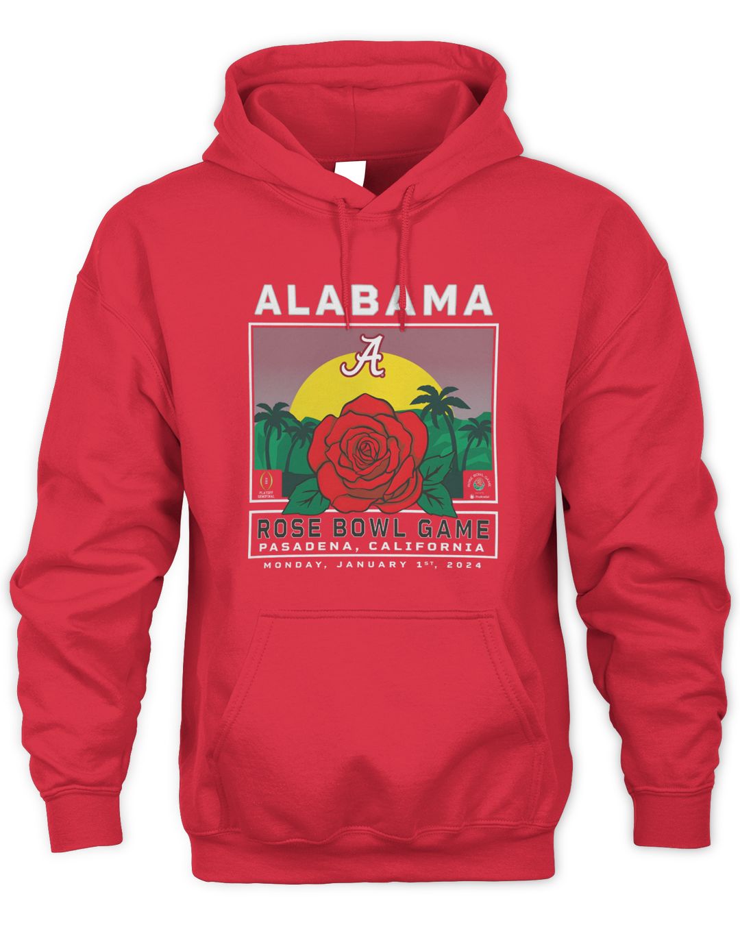 Official Alabama Crimson Tide College Football Playoff 2024 Rose Bowl ...