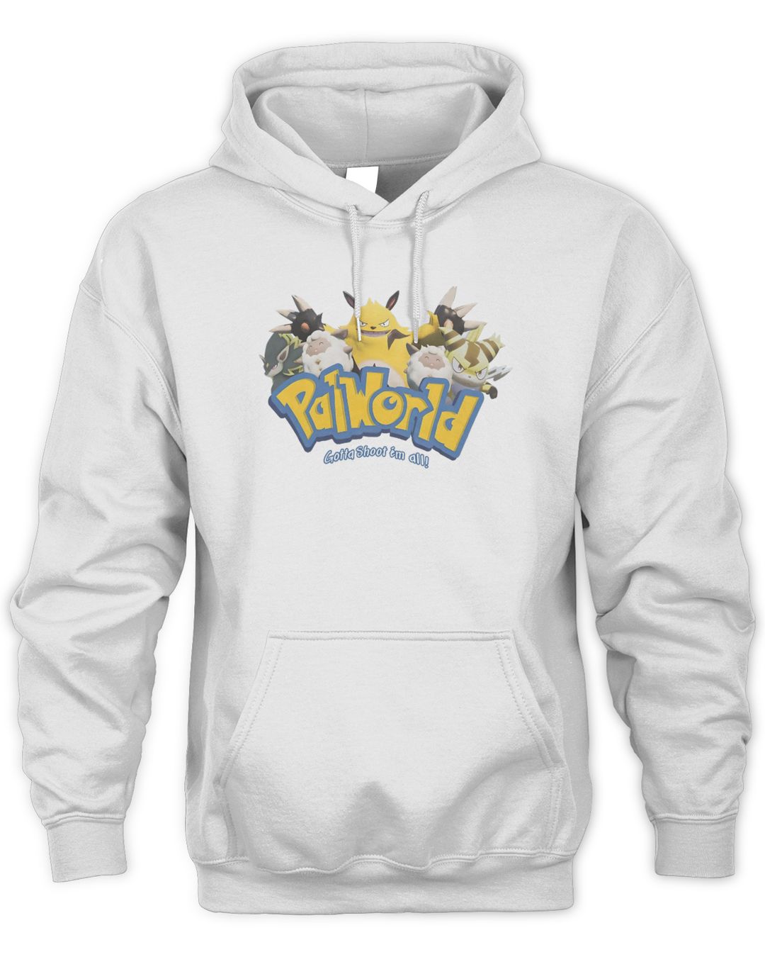 Palworld Shop Palworld Official White Merch Hoodie